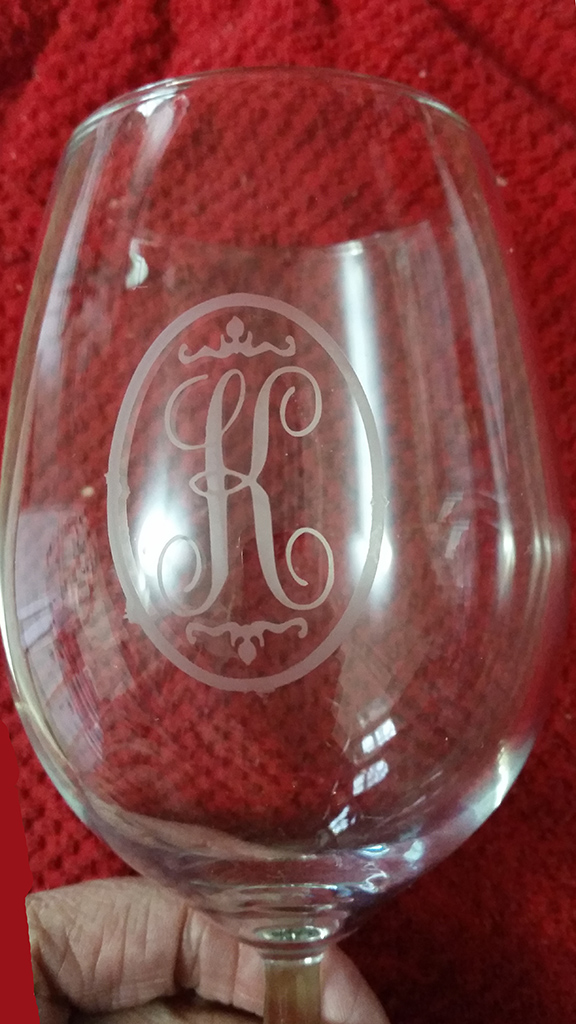 Glass Etching, Monogram on Wine Glasses – Carpediemdona.com